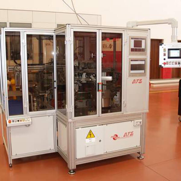 Drehtischmaschine zur Vorbereitung Stg Disco MAP - ATS Automation Systems